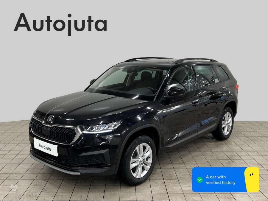 Black Skoda Kodiaq 2023 in Kaunas, with an engine capacity of 1.97 L and mileage of 33 thousand km for 29500 €, photo 1 on AUTOMOTO.COM.LV