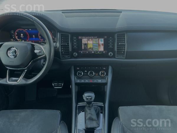 Черный Шкода Kodiaq 2023 в Рига, объемом двигателя 2.00 л и пробегом 66 тыс. км за 31250 €, фото 7 на AUTOMOTO.COM.LV