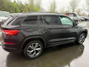 Black Skoda Kodiaq 2023 in Klaipeda, with an engine capacity of 2.00 L and mileage of 280 thousand km for 21900 €, photo 3 on AUTOMOTO.COM.LV