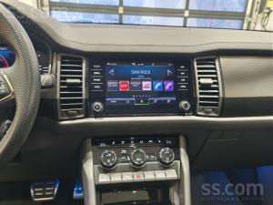 Black Skoda Kodiaq 2023 in Riga, with an engine capacity of 2.00 L and mileage of 19 thousand km for 34990 €, photo 12 on AUTOMOTO.COM.LV