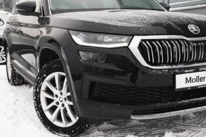 Black Skoda Kodiaq 2023 in Ventspils, with an engine capacity of 2.00 L and mileage of 53 thousand km for 35300 €, photo 11 on AUTOMOTO.COM.LV