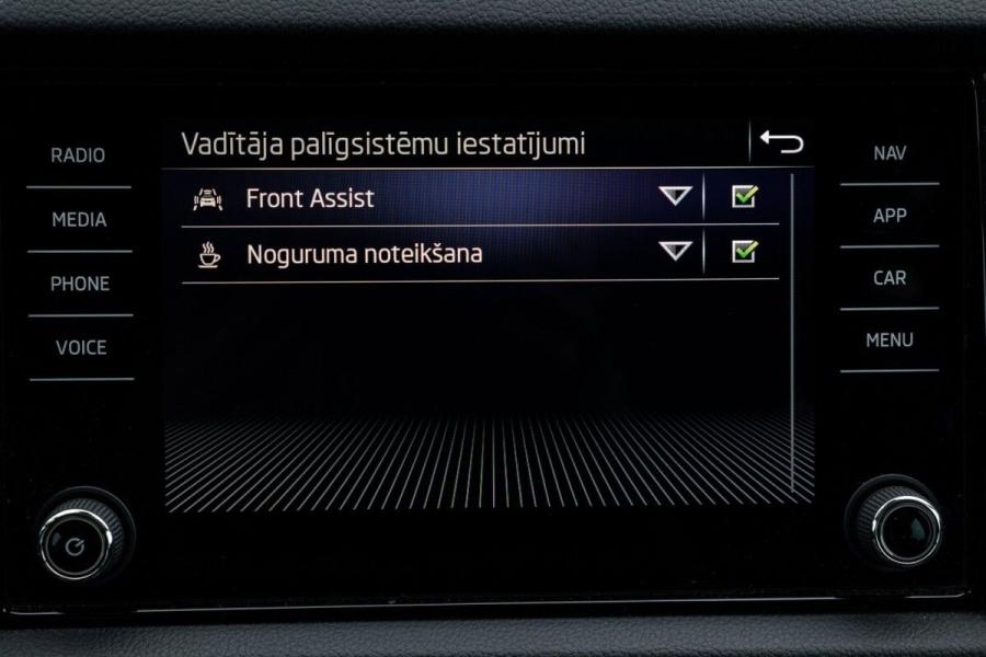 Black Skoda Kodiaq 2023 in Ventspils, with an engine capacity of 2.00 L and mileage of 53 thousand km for 35300 €, photo 25 on AUTOMOTO.COM.LV