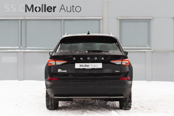 Black Skoda Kodiaq 2023 in Ventspils, with an engine capacity of 2.00 L and mileage of 53 thousand km for 35300 €, photo 4 on AUTOMOTO.COM.LV