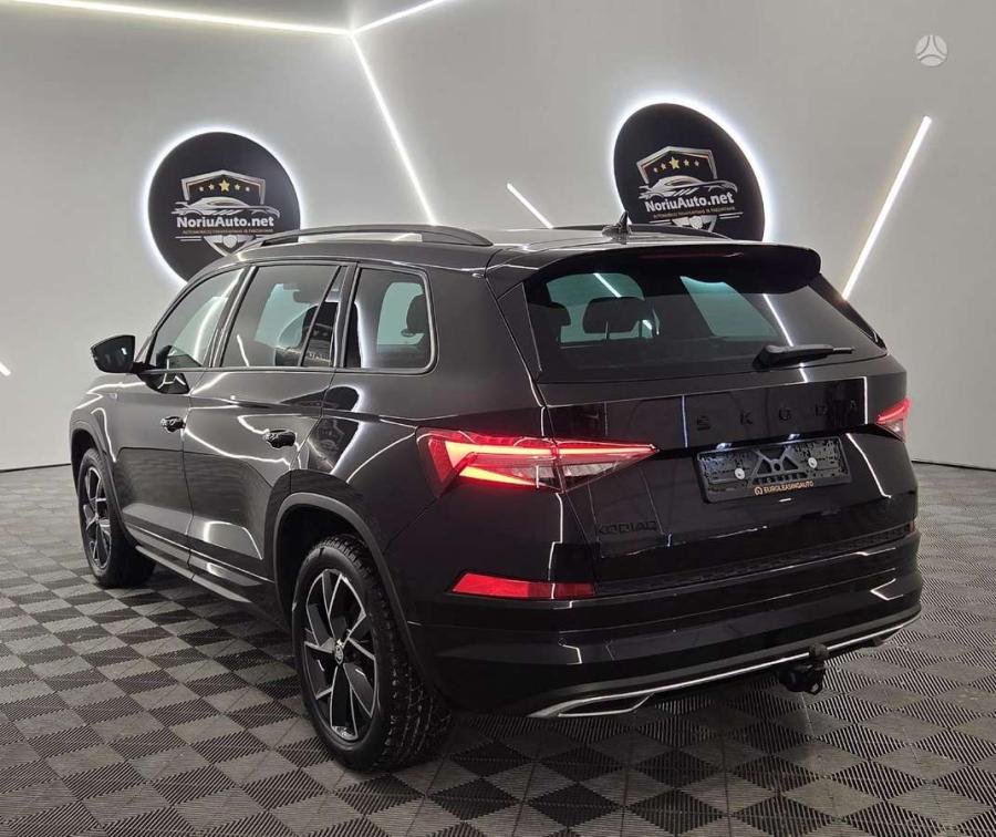 Черный Шкода Kodiaq 2023 в Мариямполе, объемом двигателя 1.50 л и пробегом 137 тыс. км за 28850 €, фото 29 на AUTOMOTO.COM.LV