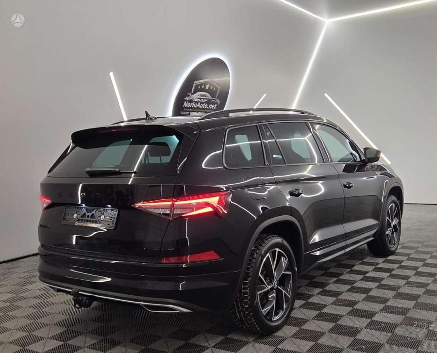 Черный Шкода Kodiaq 2023 в Мариямполе, объемом двигателя 1.50 л и пробегом 137 тыс. км за 28850 €, фото 30 на AUTOMOTO.COM.LV
