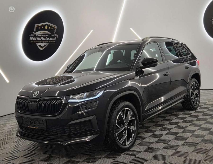 Черный Шкода Kodiaq 2023 в Мариямполе, объемом двигателя 1.50 л и пробегом 137 тыс. км за 28850 €, фото 35 на AUTOMOTO.COM.LV