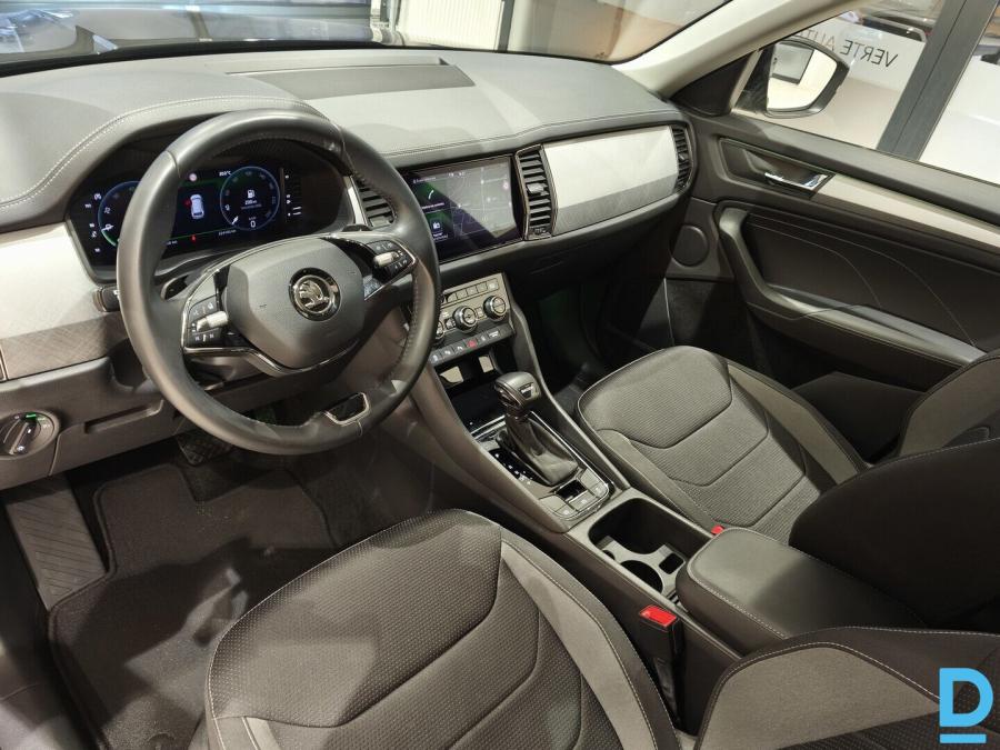 Black Skoda Kodiaq 2023 in Riga, with an engine capacity of 2.00 L and mileage of 224 thousand km for 23990 €, photo 7 on AUTOMOTO.COM.LV