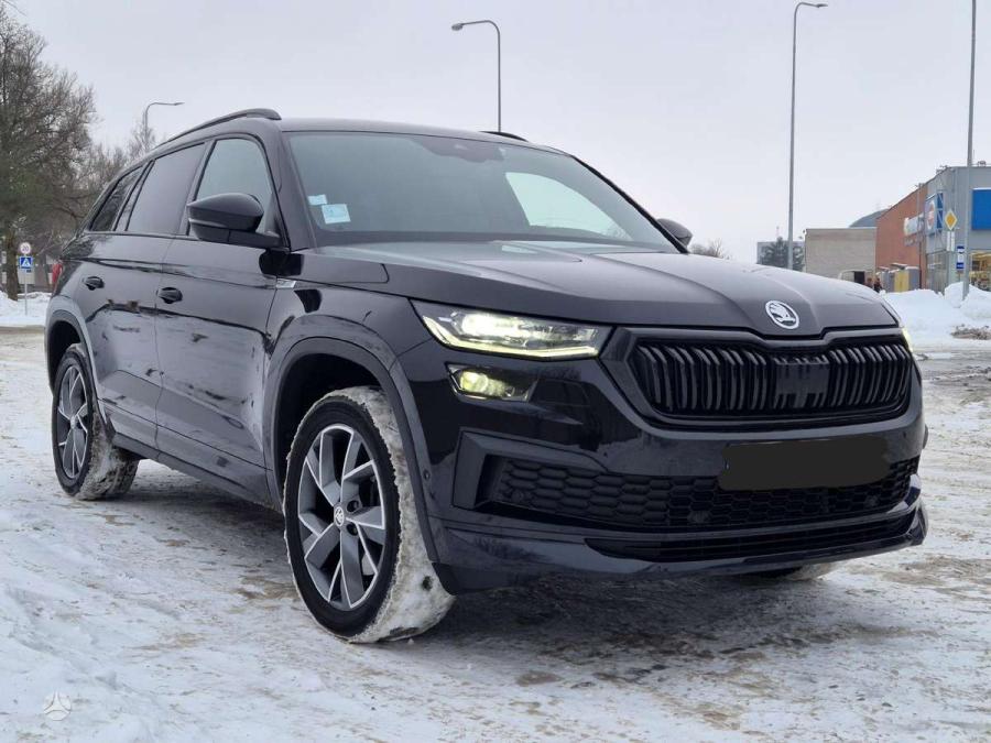 Черный Шкода Kodiaq 2023 в Шилуте, объемом двигателя 1.97 л и пробегом 278 тыс. км за 21900 €, фото 1 на AUTOMOTO.COM.LV