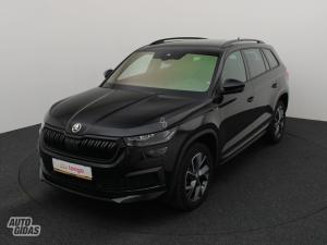Black Skoda Kodiaq 2023 in Vilnius, with an engine capacity of 1.50 L and mileage of 155 thousand km for 28599 €, photo  on AUTOMOTO.COM.LV