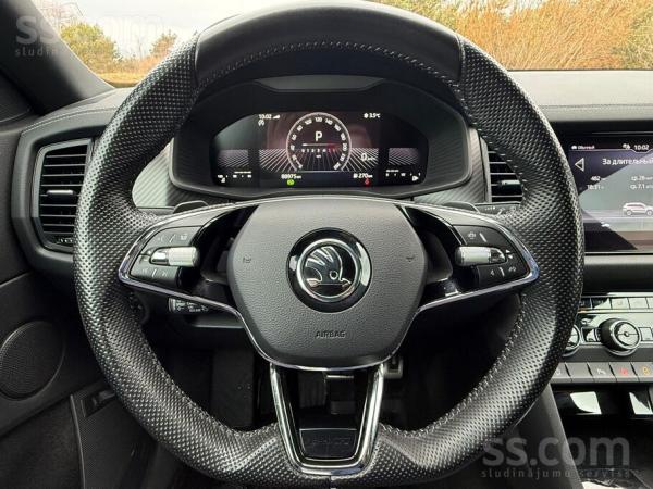 Melns Skoda Kodiaq 2023 Liepāja, ar dzinēja tilpumu 2.00 L un nobraukumu 89 tūkst. km par 35900 €, foto 8 vietnē AUTOMOTO.COM.LV