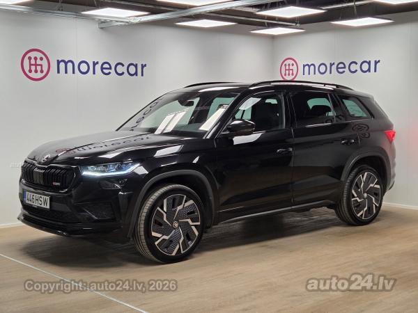 Black Skoda Kodiaq 2023 in Tallinn, with an engine capacity of 2.00 L and mileage of 97 thousand km for 33900 €, photo 1 on AUTOMOTO.COM.LV