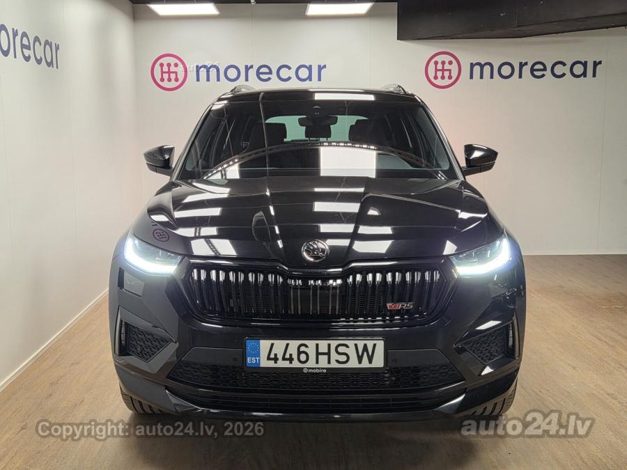 Black Skoda Kodiaq 2023 in Tallinn, with an engine capacity of 2.00 L and mileage of 97 thousand km for 33900 €, photo 3 on AUTOMOTO.COM.LV