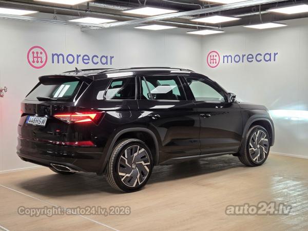 Black Skoda Kodiaq 2023 in Tallinn, with an engine capacity of 2.00 L and mileage of 97 thousand km for 33900 €, photo 4 on AUTOMOTO.COM.LV