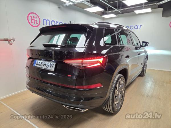 Black Skoda Kodiaq 2023 in Tallinn, with an engine capacity of 2.00 L and mileage of 97 thousand km for 33900 €, photo 6 on AUTOMOTO.COM.LV