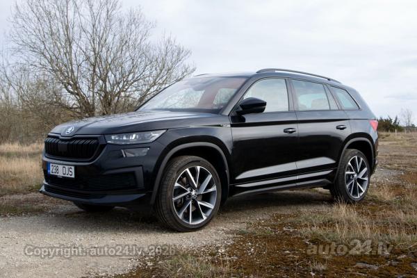 Melns Skoda Kodiaq 2023 Tallina, ar dzinēja tilpumu 2.00 L un nobraukumu 94 tūkst. km par 36000 €, foto  vietnē AUTOMOTO.COM.LV