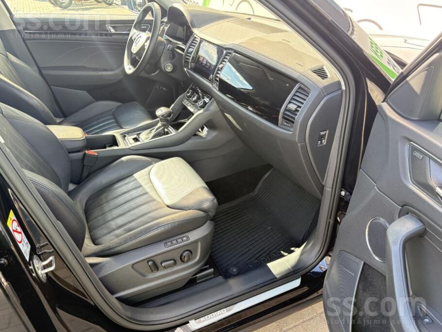 Melns Skoda Kodiaq 2023 Rīga, ar dzinēja tilpumu 2.00 L un nobraukumu 48 tūkst. km par 35000 €, foto 14 vietnē AUTOMOTO.COM.LV