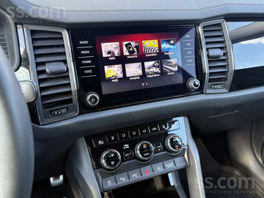 Melns Skoda Kodiaq 2023 Rīga, ar dzinēja tilpumu 2.00 L un nobraukumu 48 tūkst. km par 35000 €, foto 19 vietnē AUTOMOTO.COM.LV