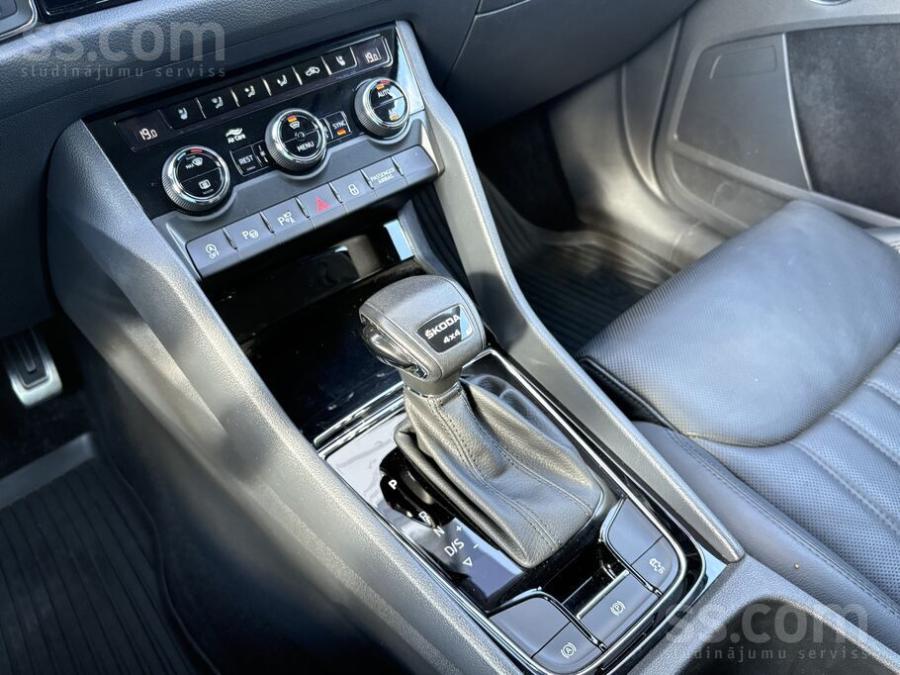 Melns Skoda Kodiaq 2023 Rīga, ar dzinēja tilpumu 2.00 L un nobraukumu 48 tūkst. km par 35000 €, foto 20 vietnē AUTOMOTO.COM.LV
