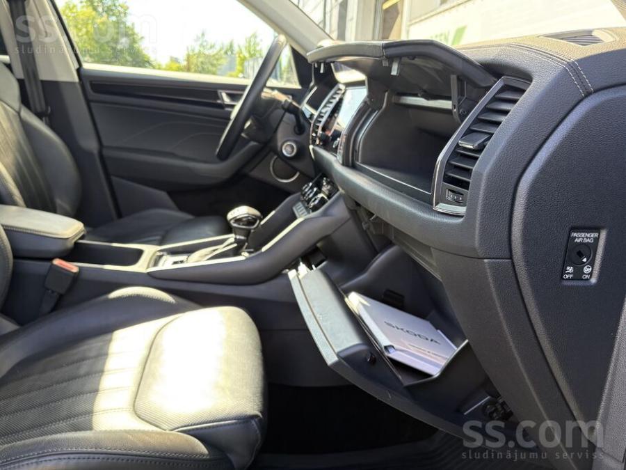Melns Skoda Kodiaq 2023 Rīga, ar dzinēja tilpumu 2.00 L un nobraukumu 48 tūkst. km par 35000 €, foto 26 vietnē AUTOMOTO.COM.LV