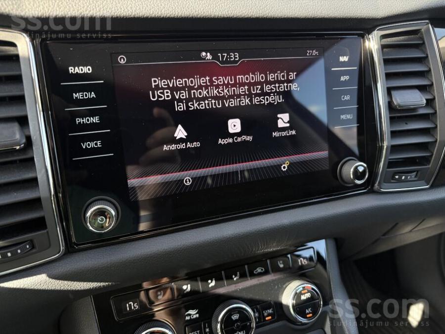 Melns Skoda Kodiaq 2023 Rīga, ar dzinēja tilpumu 2.00 L un nobraukumu 48 tūkst. km par 35000 €, foto 28 vietnē AUTOMOTO.COM.LV