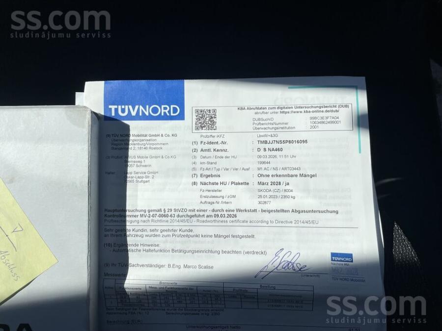 Melns Skoda Kodiaq 2023 Rīga, ar dzinēja tilpumu 2.00 L un nobraukumu 201 tūkst. km par 22590 €, foto 30 vietnē AUTOMOTO.COM.LV