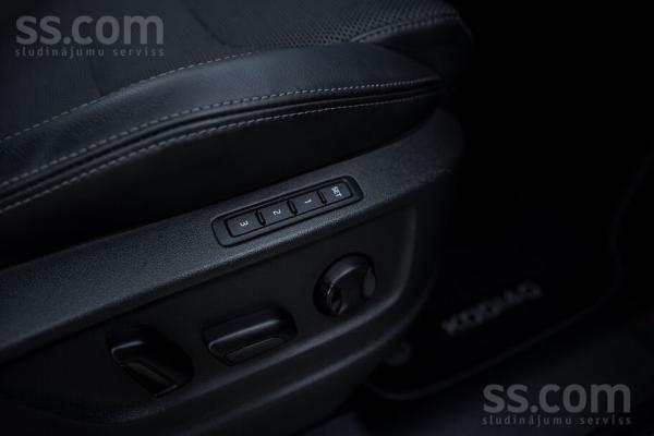 Black Skoda Kodiaq 2023 in Riga, with an engine capacity of 2.00 L and mileage of 222 thousand km for 23300 €, photo 5 on AUTOMOTO.COM.LV