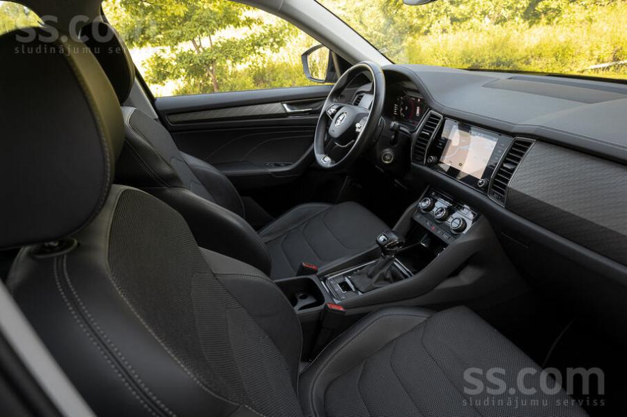 Черный Шкода Kodiaq 2023 в Рига, объемом двигателя 2.00 л и пробегом 222 тыс. км за 23300 €, фото 12 на AUTOMOTO.COM.LV