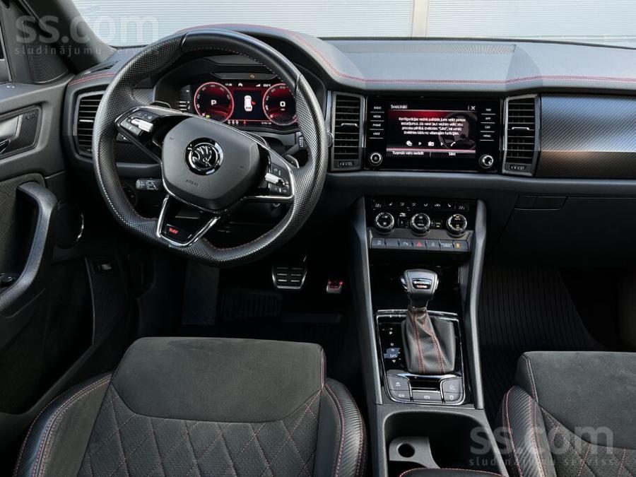 Черный Шкода Kodiaq 2023 в Рига, объемом двигателя 2.00 л и пробегом 58 тыс. км за 35990 €, фото 6 на AUTOMOTO.COM.LV