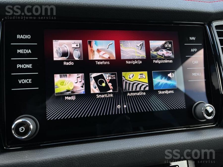 Черный Шкода Kodiaq 2023 в Рига, объемом двигателя 2.00 л и пробегом 58 тыс. км за 35990 €, фото 16 на AUTOMOTO.COM.LV