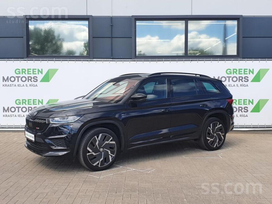 Черный Шкода Kodiaq 2023 в Рига, объемом двигателя 2.00 л и пробегом 40 тыс. км за 35000 €, фото 1 на AUTOMOTO.COM.LV