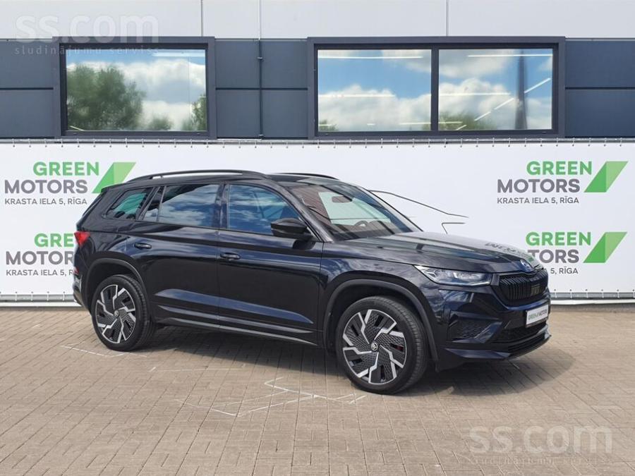 Черный Шкода Kodiaq 2023 в Рига, объемом двигателя 2.00 л и пробегом 40 тыс. км за 35000 €, фото 3 на AUTOMOTO.COM.LV