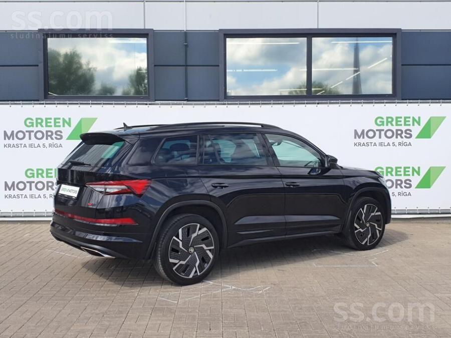 Черный Шкода Kodiaq 2023 в Рига, объемом двигателя 2.00 л и пробегом 40 тыс. км за 35000 €, фото 7 на AUTOMOTO.COM.LV