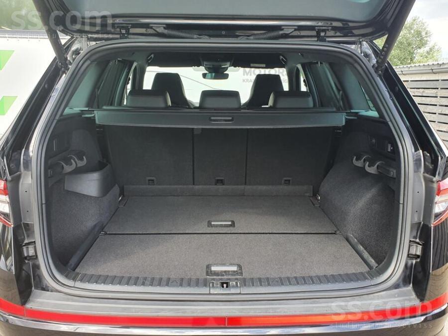 Черный Шкода Kodiaq 2023 в Рига, объемом двигателя 2.00 л и пробегом 40 тыс. км за 35000 €, фото 11 на AUTOMOTO.COM.LV