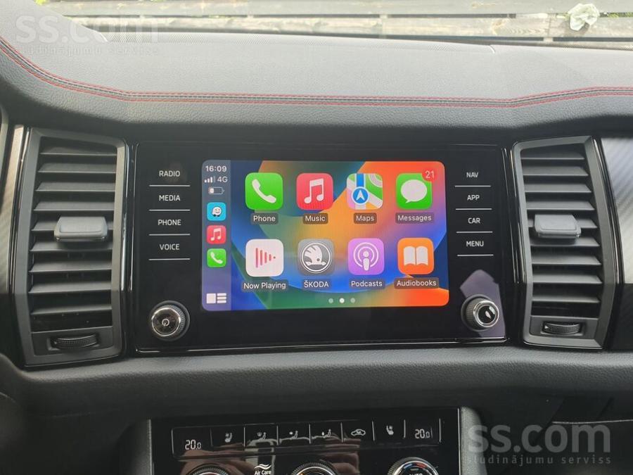 Черный Шкода Kodiaq 2023 в Рига, объемом двигателя 2.00 л и пробегом 40 тыс. км за 35000 €, фото 23 на AUTOMOTO.COM.LV