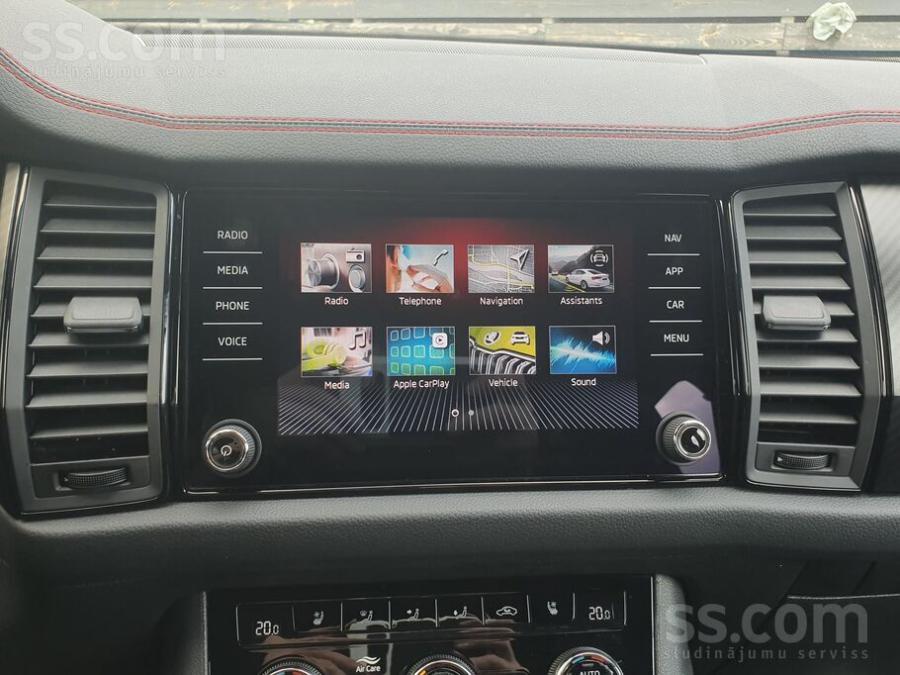 Черный Шкода Kodiaq 2023 в Рига, объемом двигателя 2.00 л и пробегом 40 тыс. км за 35000 €, фото 24 на AUTOMOTO.COM.LV