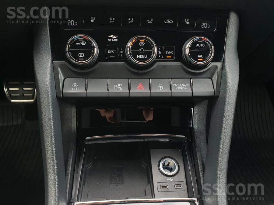Черный Шкода Kodiaq 2023 в Рига, объемом двигателя 2.00 л и пробегом 40 тыс. км за 35000 €, фото 29 на AUTOMOTO.COM.LV