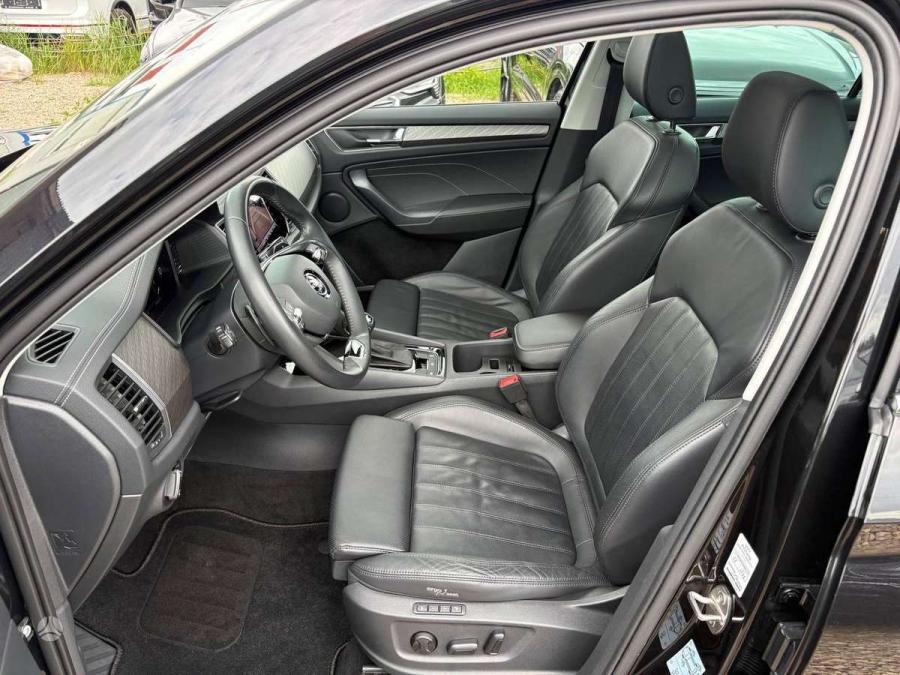 Черный Шкода Kodiaq 2023 в Вильнюс, объемом двигателя 1.97 л и пробегом 158 тыс. км за 26990 €, фото 11 на AUTOMOTO.COM.LV