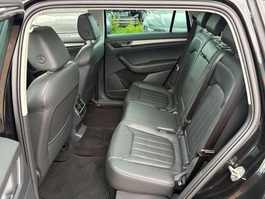 Черный Шкода Kodiaq 2023 в Вильнюс, объемом двигателя 1.97 л и пробегом 158 тыс. км за 26990 €, фото 15 на AUTOMOTO.COM.LV