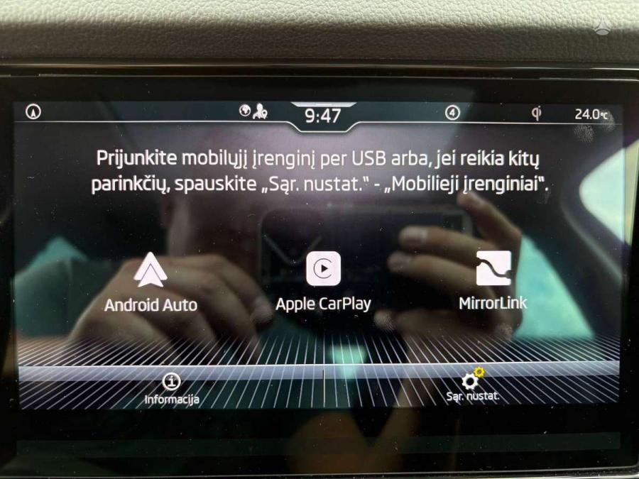 Черный Шкода Kodiaq 2023 в Вильнюс, объемом двигателя 1.97 л и пробегом 158 тыс. км за 26990 €, фото 23 на AUTOMOTO.COM.LV