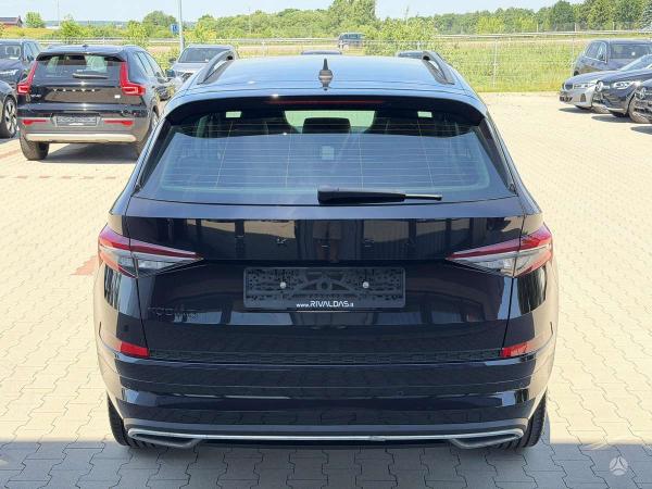 Black Skoda Kodiaq 2023 in Siauliai, with an engine capacity of 1.50 L and mileage of 188 thousand km for 24188 €, photo 9 on AUTOMOTO.COM.LV