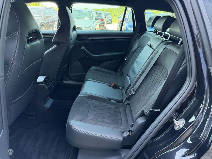 Melns Skoda Kodiaq 2023 Šauļi, ar dzinēja tilpumu 1.50 L un nobraukumu 188 tūkst. km par 24188 €, foto 19 vietnē AUTOMOTO.COM.LV