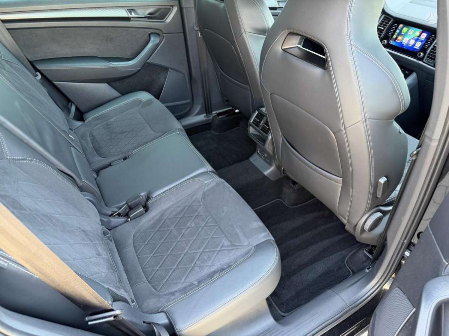 Melns Skoda Kodiaq 2023 Šauļi, ar dzinēja tilpumu 1.50 L un nobraukumu 188 tūkst. km par 24188 €, foto 20 vietnē AUTOMOTO.COM.LV