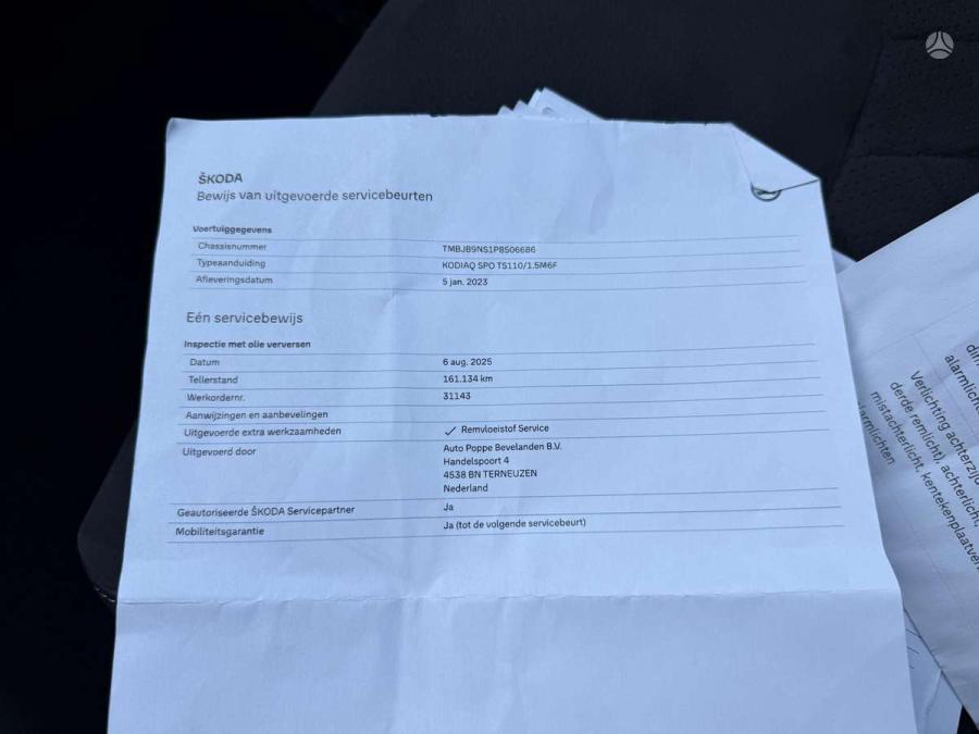 Melns Skoda Kodiaq 2023 Šauļi, ar dzinēja tilpumu 1.50 L un nobraukumu 188 tūkst. km par 24188 €, foto 32 vietnē AUTOMOTO.COM.LV