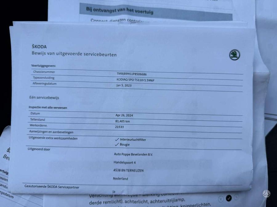 Melns Skoda Kodiaq 2023 Šauļi, ar dzinēja tilpumu 1.50 L un nobraukumu 188 tūkst. km par 24188 €, foto 34 vietnē AUTOMOTO.COM.LV