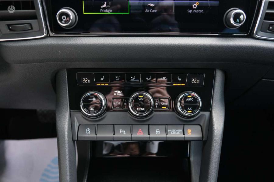 Черный Шкода Kodiaq 2023 в Вильнюс, объемом двигателя 1.98 л и пробегом 120 тыс. км за 29500 €, фото 18 на AUTOMOTO.COM.LV