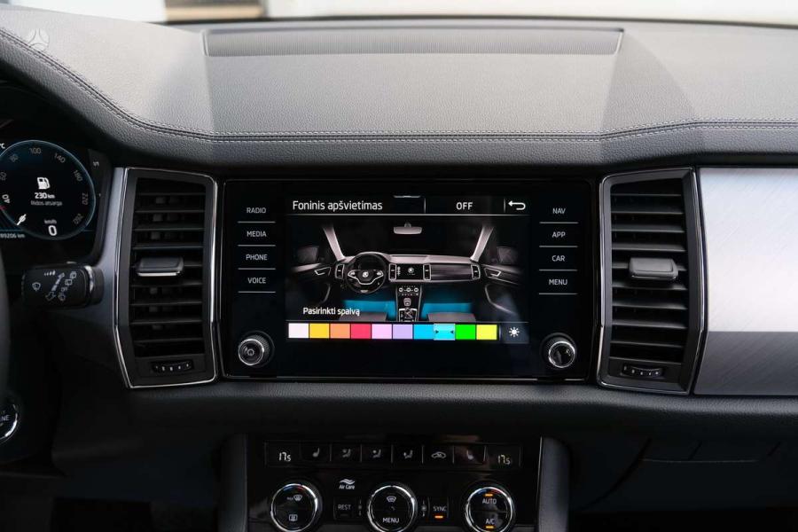 Черный Шкода Kodiaq 2023 в Вильнюс, объемом двигателя 1.50 л и пробегом 89 тыс. км за 25400 €, фото 15 на AUTOMOTO.COM.LV