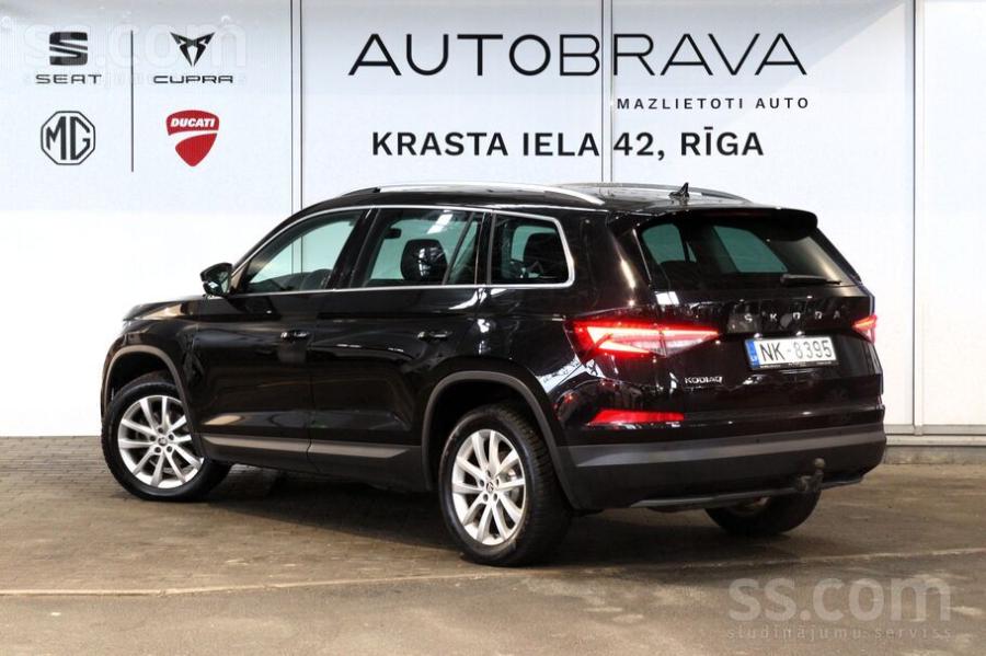 Черный Шкода Kodiaq 2023 в Рига, объемом двигателя 2.00 л и пробегом 92 тыс. км за 27600 €, фото 7 на AUTOMOTO.COM.LV