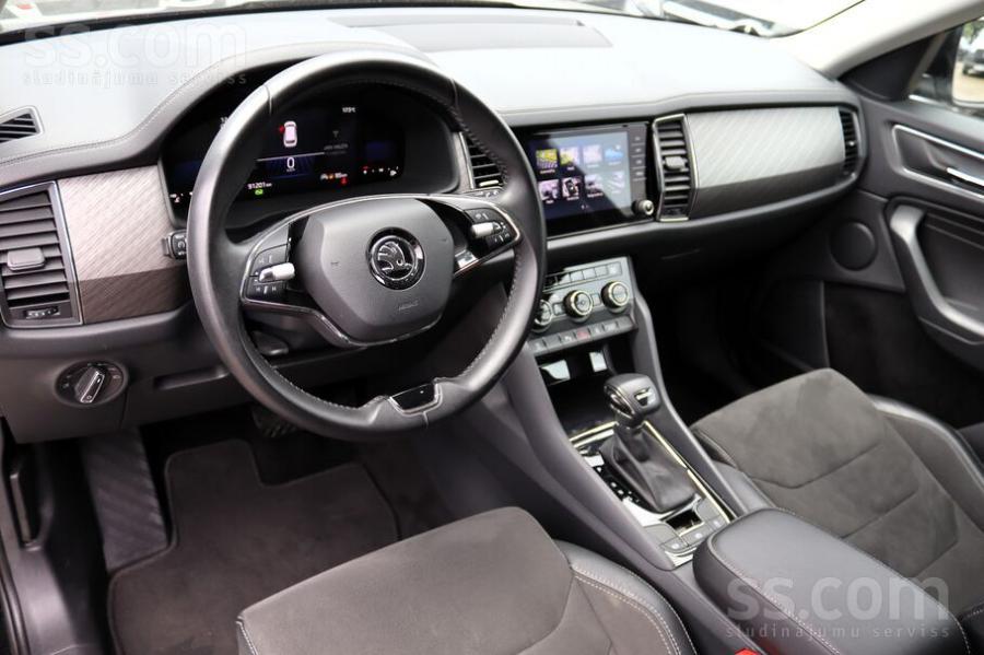 Черный Шкода Kodiaq 2023 в Рига, объемом двигателя 2.00 л и пробегом 92 тыс. км за 27600 €, фото 10 на AUTOMOTO.COM.LV