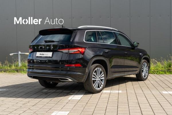 Black Skoda Kodiaq 2023 in Vilnius, with an engine capacity of 2.00 L and mileage of 163 thousand km for 27700 €, photo 6 on AUTOMOTO.COM.LV