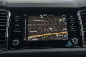Black Skoda Kodiaq 2023 in Vilnius, with an engine capacity of 2.00 L and mileage of 163 thousand km for 27700 €, photo 22 on AUTOMOTO.COM.LV